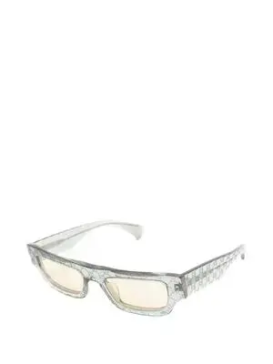 Gucci Monogram Rectangle-frame Sunglasses