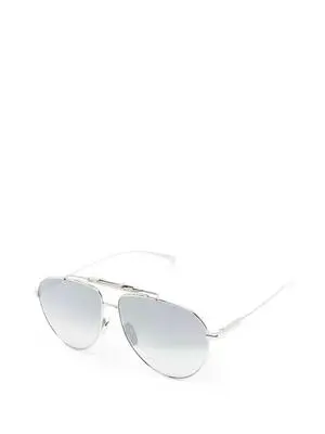 Gucci Pilot Frame Sunglasses - Silver