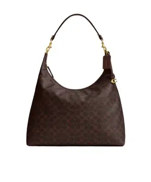 COACH Signature Monogram Juliet Shoulder Bag - B4/maple