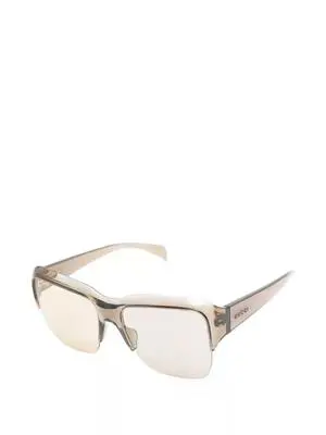Gucci Logo Plaque Square Frame Sunglasses
