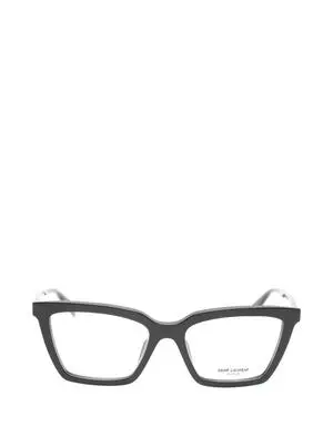 Saint Laurent Rectangle-frame Glasses - Black