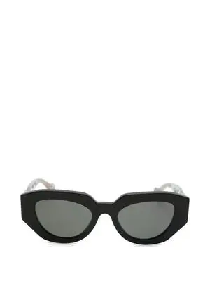 Gucci Geometric Frame Sunglasses - Black