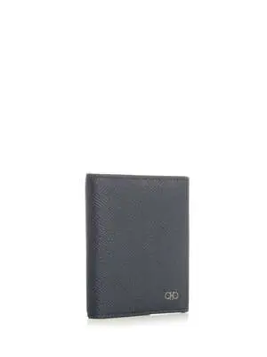FERRAGAMO Gancini Credit Card Holder - Blue