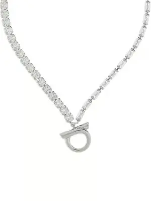 FERRAGAMO Gancini Crystal-embellished Bracelet