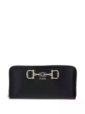 Guess Janie Horsebit-detail Wallet - Black