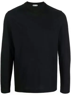 Zanone Long Sleeve T-shirts For Men