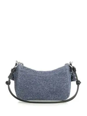 Loewe Ola Medium Raffia Bag - Blue
