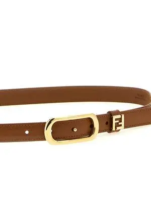 Fendi Ff Leather Belt