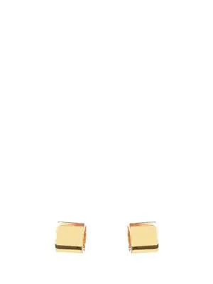 TOTEME Small Hoop Earrings In Brass - Gold