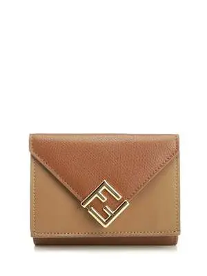 Fendi Mini Trifold Wallet - Brown