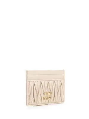 Miu Miu Quilted Card Holder - Multicolor