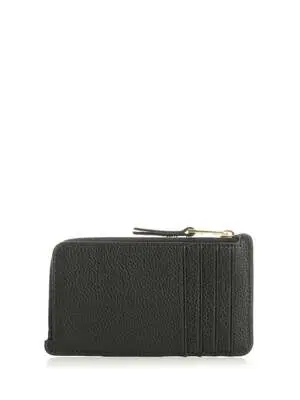 Loewe Card Holder With Coin Pocket - Black