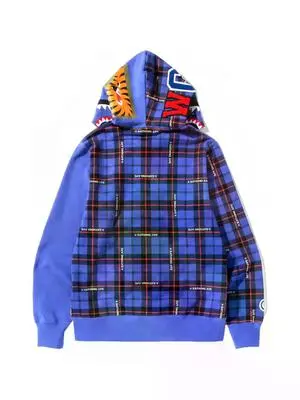 A BATHING APE Shark Check Hoodie