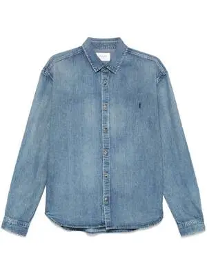 Saint Laurent Cassandre Denim Shirt - Blue