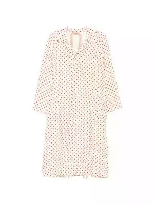 N°21 Polka-dot Notch-lapel Coat