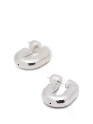 MARIA BLACK Forma Small Hoop Earrings - Silver