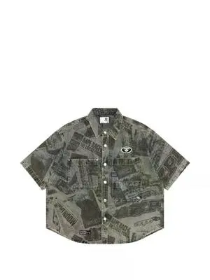 AAPE BY *A BATHING APE Moonface-print Shirt