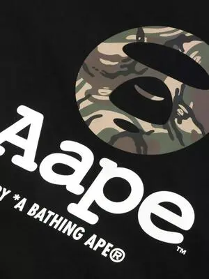 AAPE BY *A BATHING APE Camo-logo T-shirt