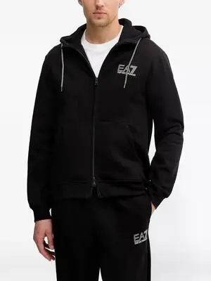 EA7 Zip Drawstring Hoodie