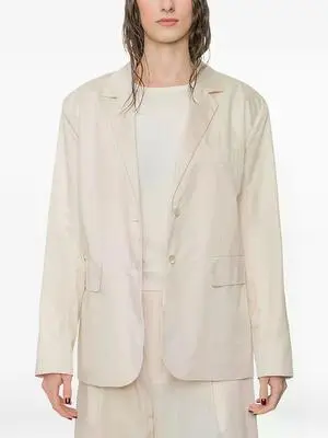 SUSANNE BOMMER Single-breasted Cotton Blazer