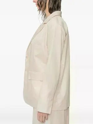 SUSANNE BOMMER Single-breasted Cotton Blazer