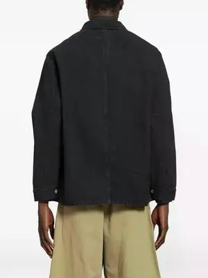 Comme Des Garçons Patch-pocket Cotton Overshirt