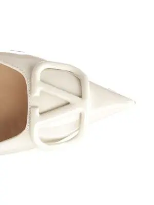 Valentino Garavani V Logo Signature Slingback Pumps