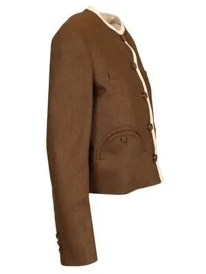 BLAZÉ MILANO Silk Bolero Jacket
