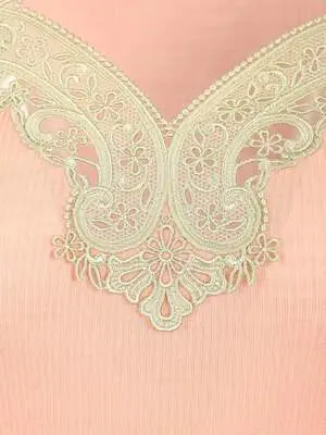 Chloé Wool Rib Knit & Guipure Lace Sweater