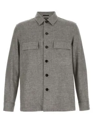 Zegna Crossover' Overshirt - Cream