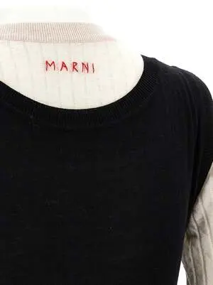 Marni Multilayered Wool Dress