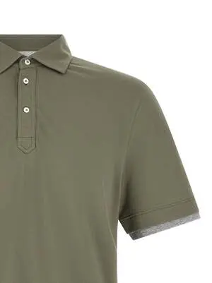 Brunello Cucinelli Faux Layering' Polo Shirt