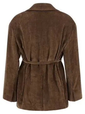 Brunello Cucinelli Microribbed Velvet Blazer