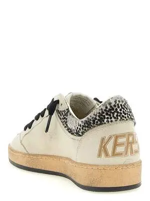 GOLDEN GOOSE Ball Star Nappa Leather Sneakers With Vintage Treatment
