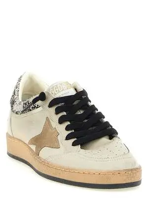 GOLDEN GOOSE Ball Star Nappa Leather Sneakers With Vintage Treatment