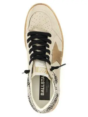 GOLDEN GOOSE Ball Star Nappa Leather Sneakers With Vintage Treatment