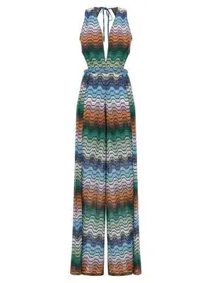 Missoni Greek Motif Lamé Jumpsuit - Multicolor