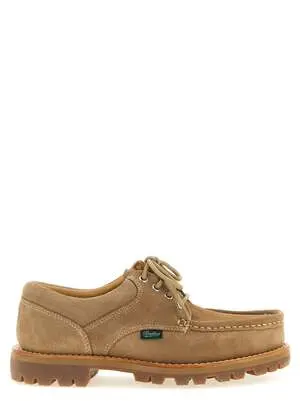Paraboot Thiers Suede Derby Shoes - Cream
