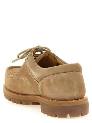 Paraboot Thiers Suede Derby Shoes - Cream