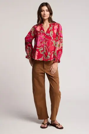 Velvet By Graham & Spencer Brylie Pant - Red