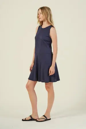 Velvet By Graham & Spencer Loen Cotton Slub Tank Dress