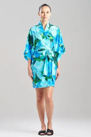 Natori Isla Printed Satin Wrap