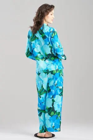 Natori Isla Printed Satin Notch Pj Set