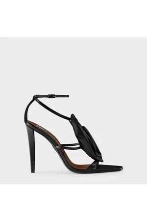 GIUSEPPE ZANOTTI Cursed Flower Sandal 105 - Black