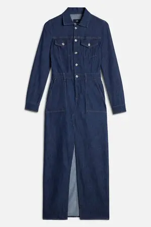 7 For All Mankind Utility Maxi Dress - Natural
