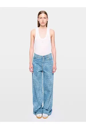 Zadig&Voltaire Eli High-waisted Wide-leg Jeans - Green