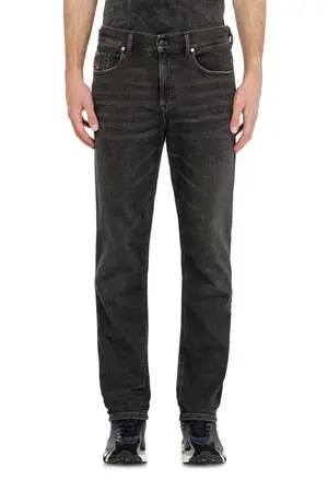 DIESEL® D-veekley Joggjeans With Whiskering And Abrasions - Black