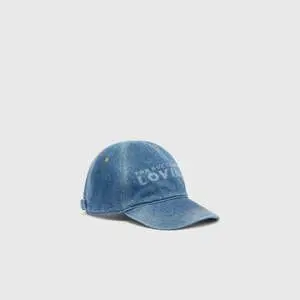 DIESEL® Denim Baseball Cap With 'for Successful Loving' Logo - Blue