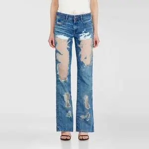 DIESEL® Low Waist Bootcut Jeans - Blue