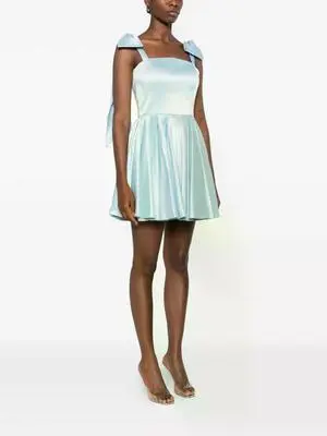Leen Mougrhabi Reve Bow Detail Mini Dress